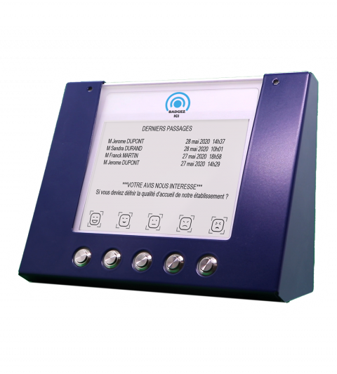 La pointeuse fixe écran digital - Teleric